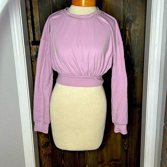 Timing | Sweaters | Purple Cropped Sweater | Poshmark